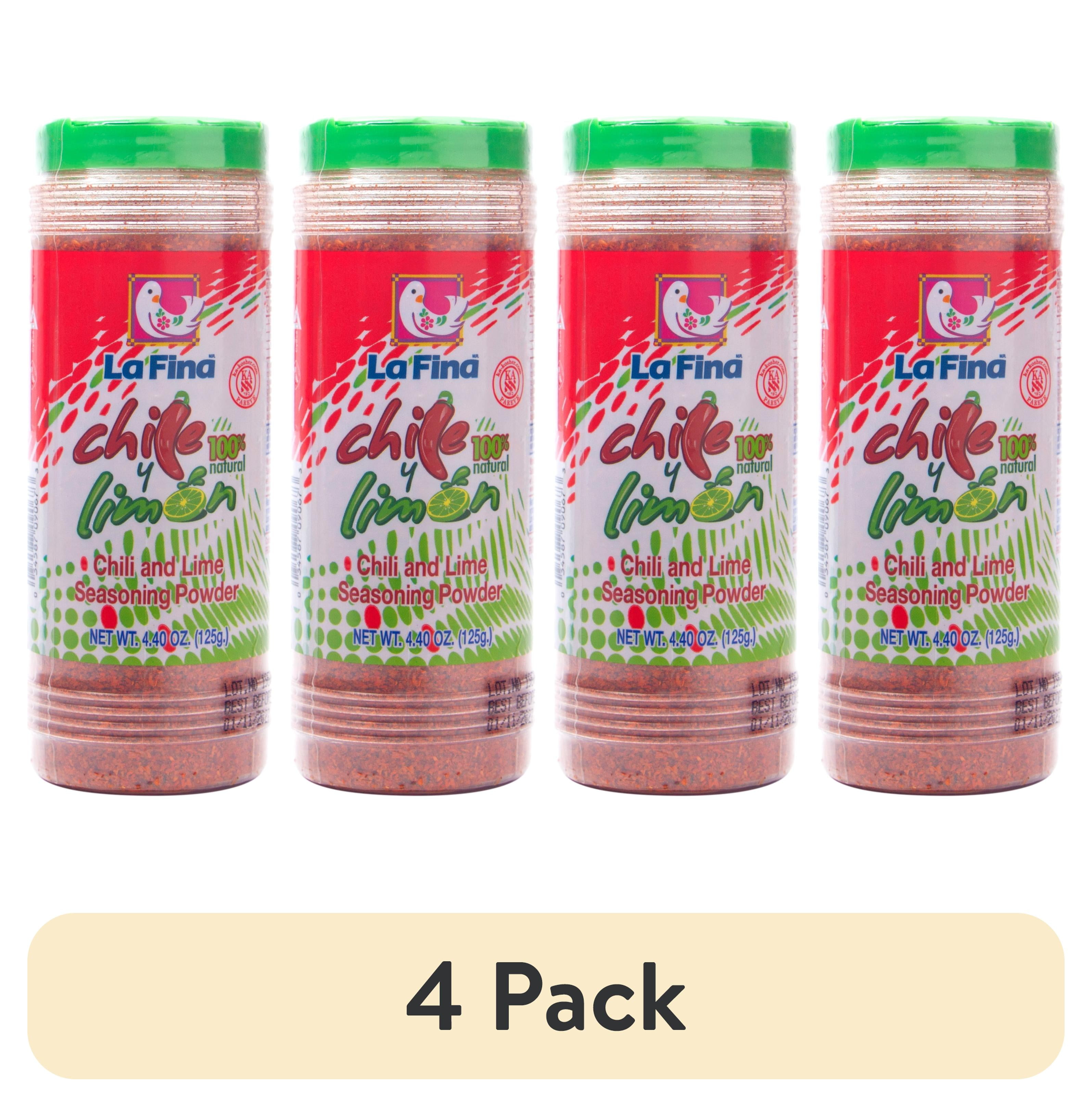 (4 pack) La Fina Chile y Limon Seasoning, 4.4 oz - Walmart.com