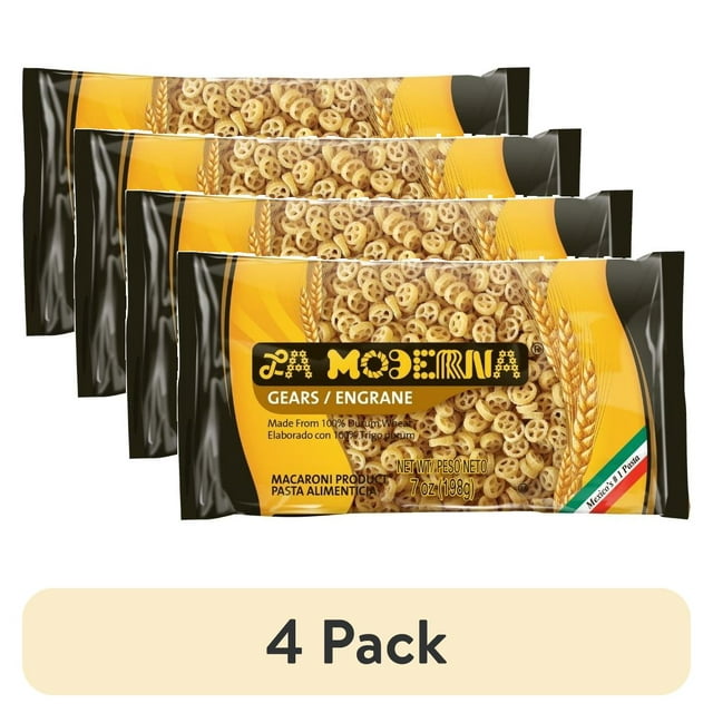 (4 pack) La Moderna Gear Pasta has been of preference for many ...