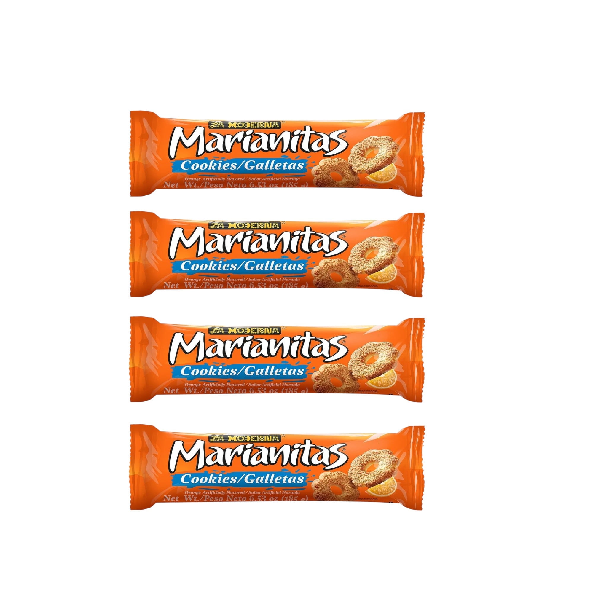 (4 pack) La Moderna Marianitas Orange Cookies, 6.53oz - Walmart.com