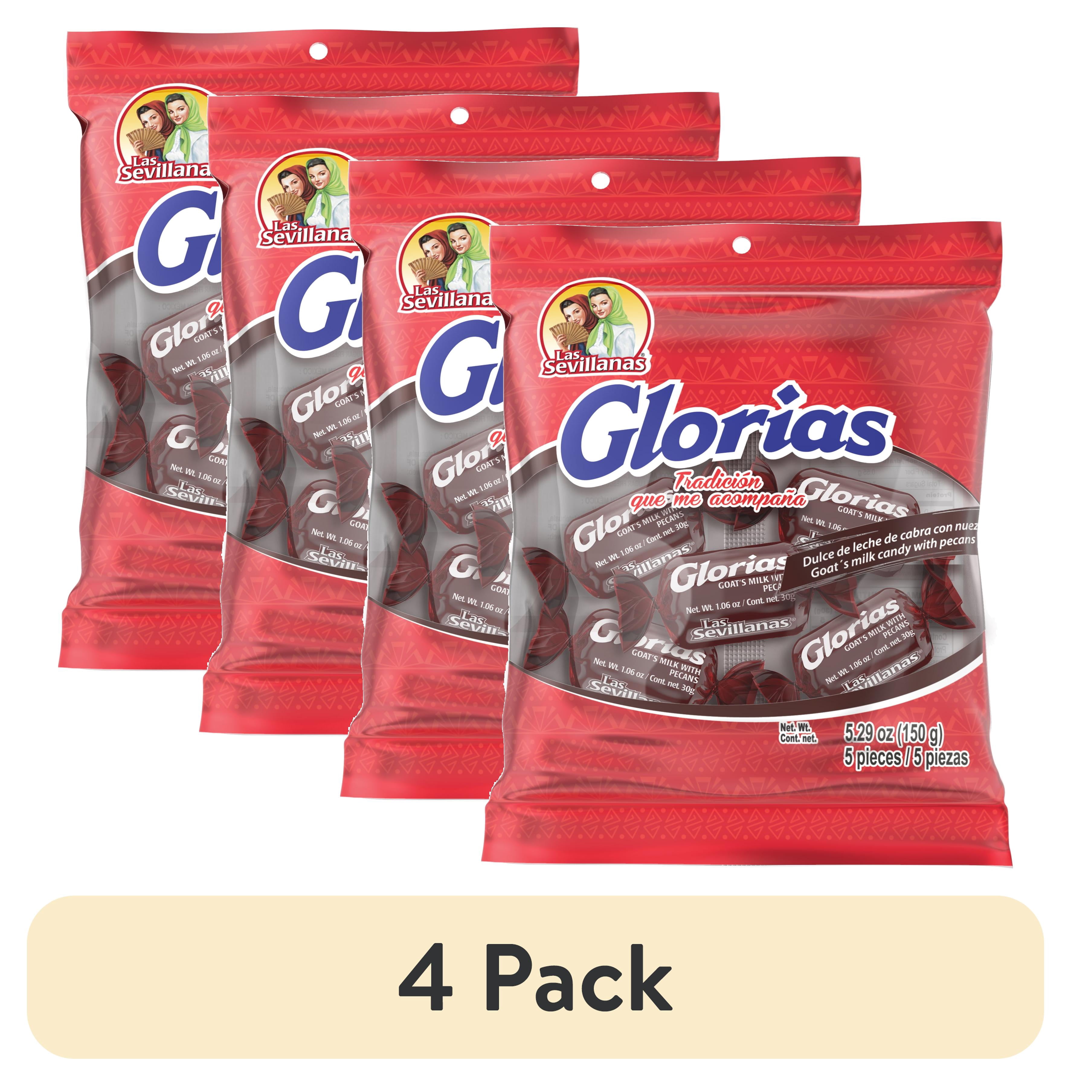 (4 pack) Las Sevillanas Glorias Goat Milk and Pecan Candy, 5.29 oz / 5 ...