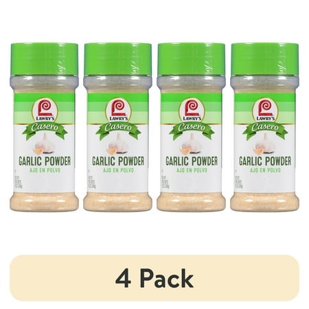 (4 pack) Lawry's Casero Kosher Garlic Powder, 8.5 oz Bottle - Walmart.com