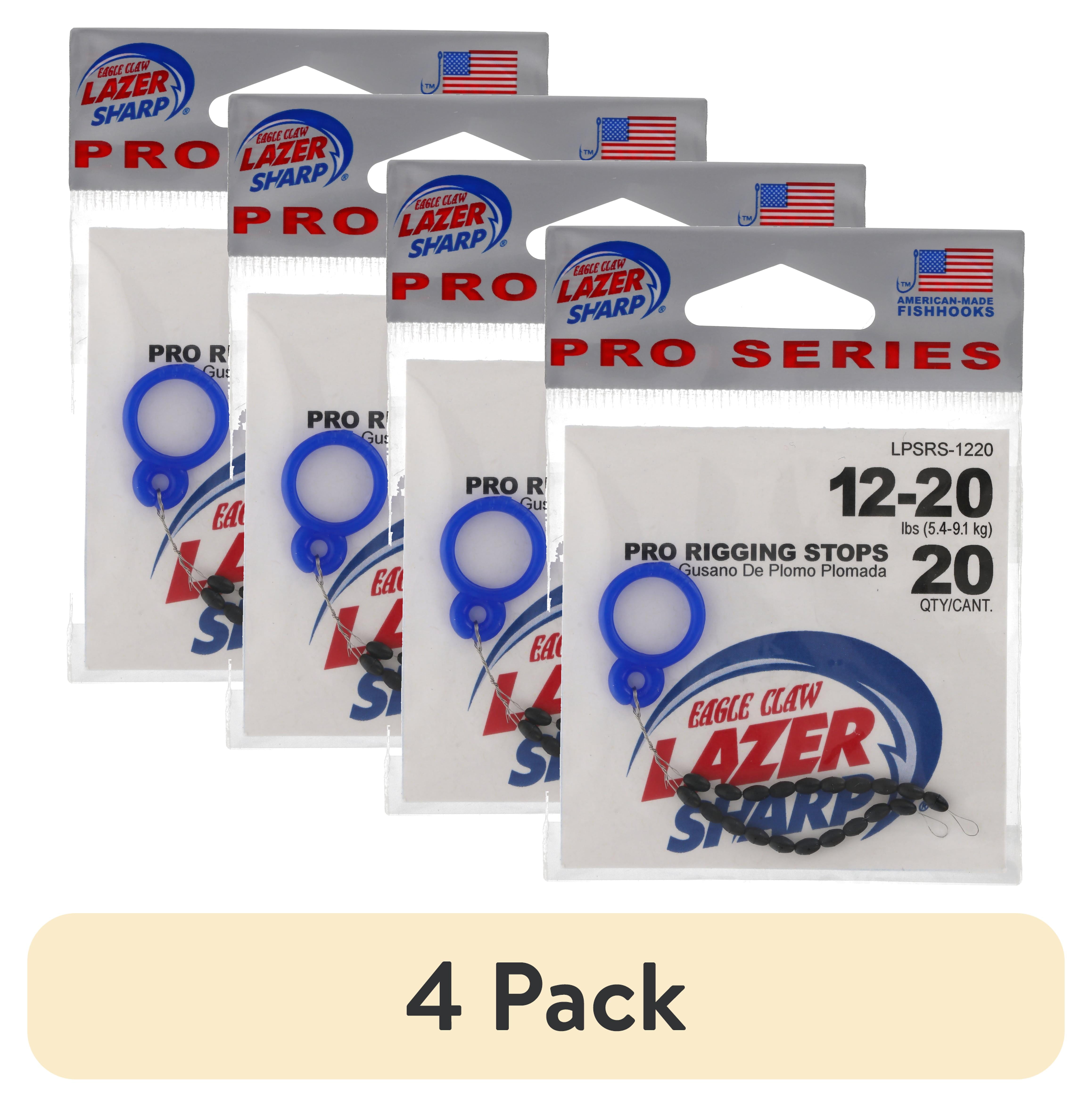 (4 pack) Lazer Sharp Pro Series Rigging Stops - Rubber - 12-20 lb - 20 ...