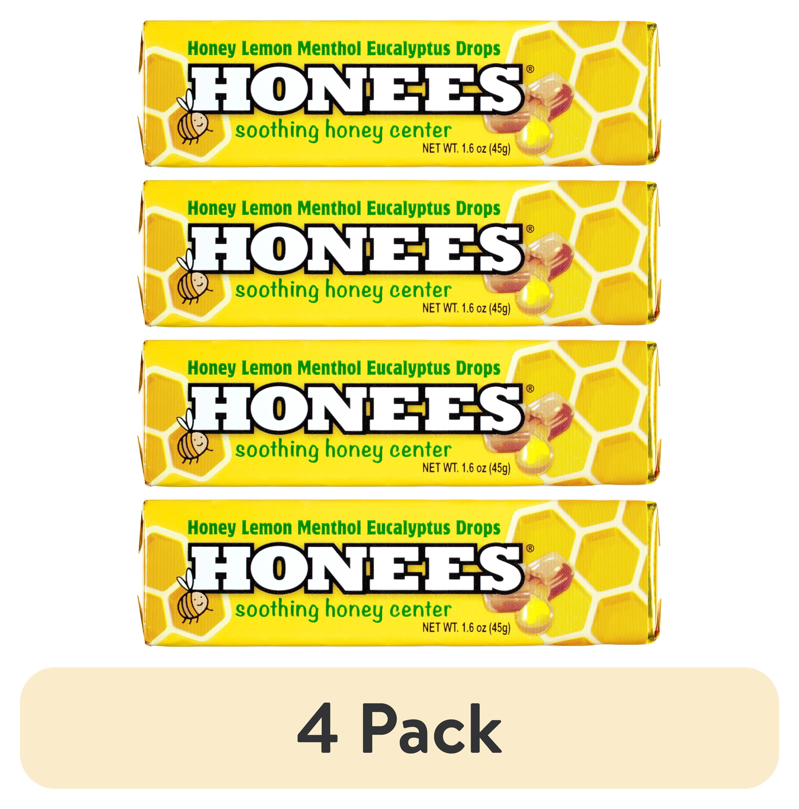 (4 pack) Lemon Honey Menthol Throat Drop Bars - Walmart.com
