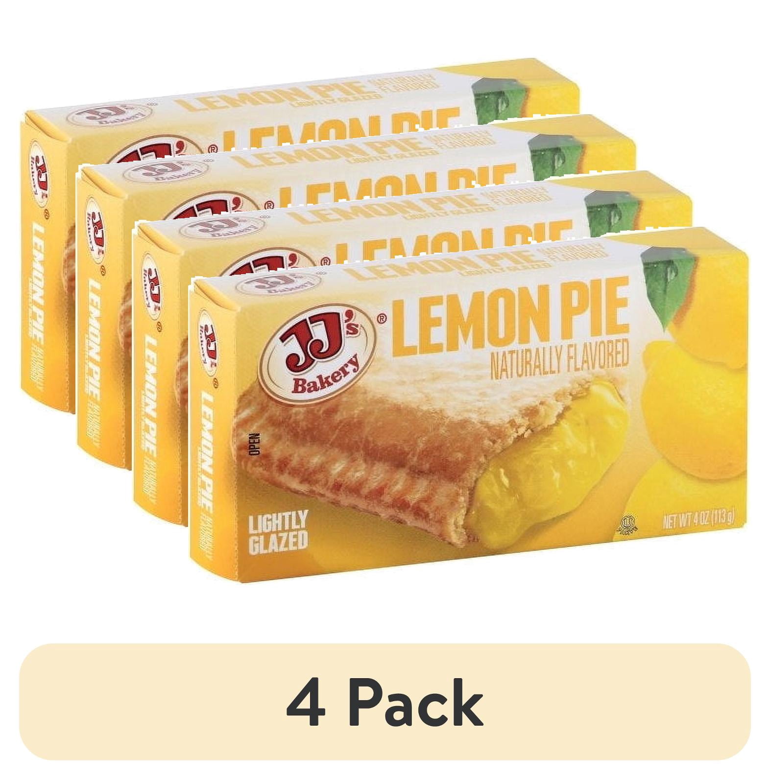 (4 pack) Lemon Pie Snack Pies, Individual Dessert, Fresh-Baked, Nut ...