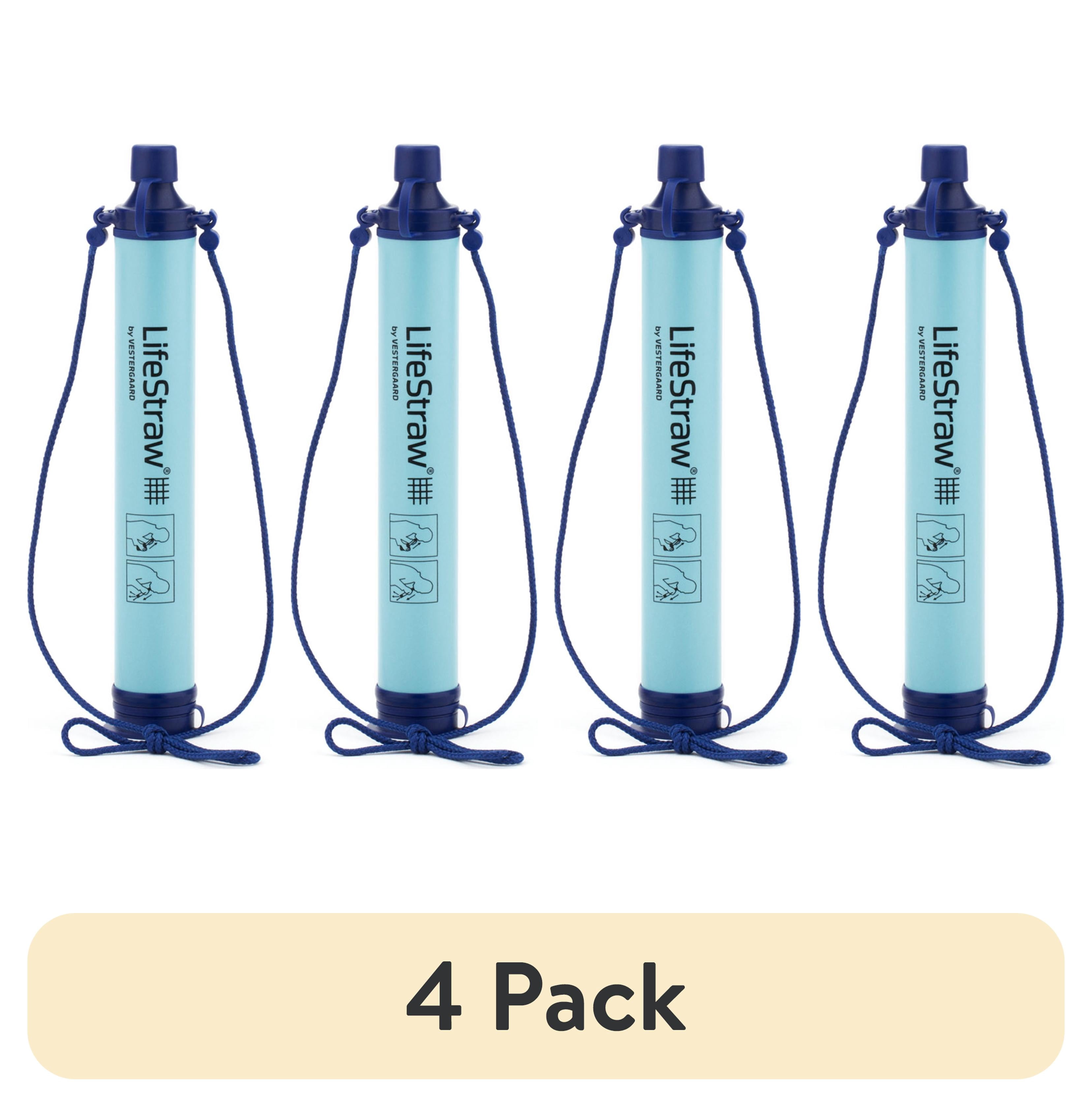 (4 pack) Lifestraw Personal Water Filter for Travel, Hiking, Camping ...