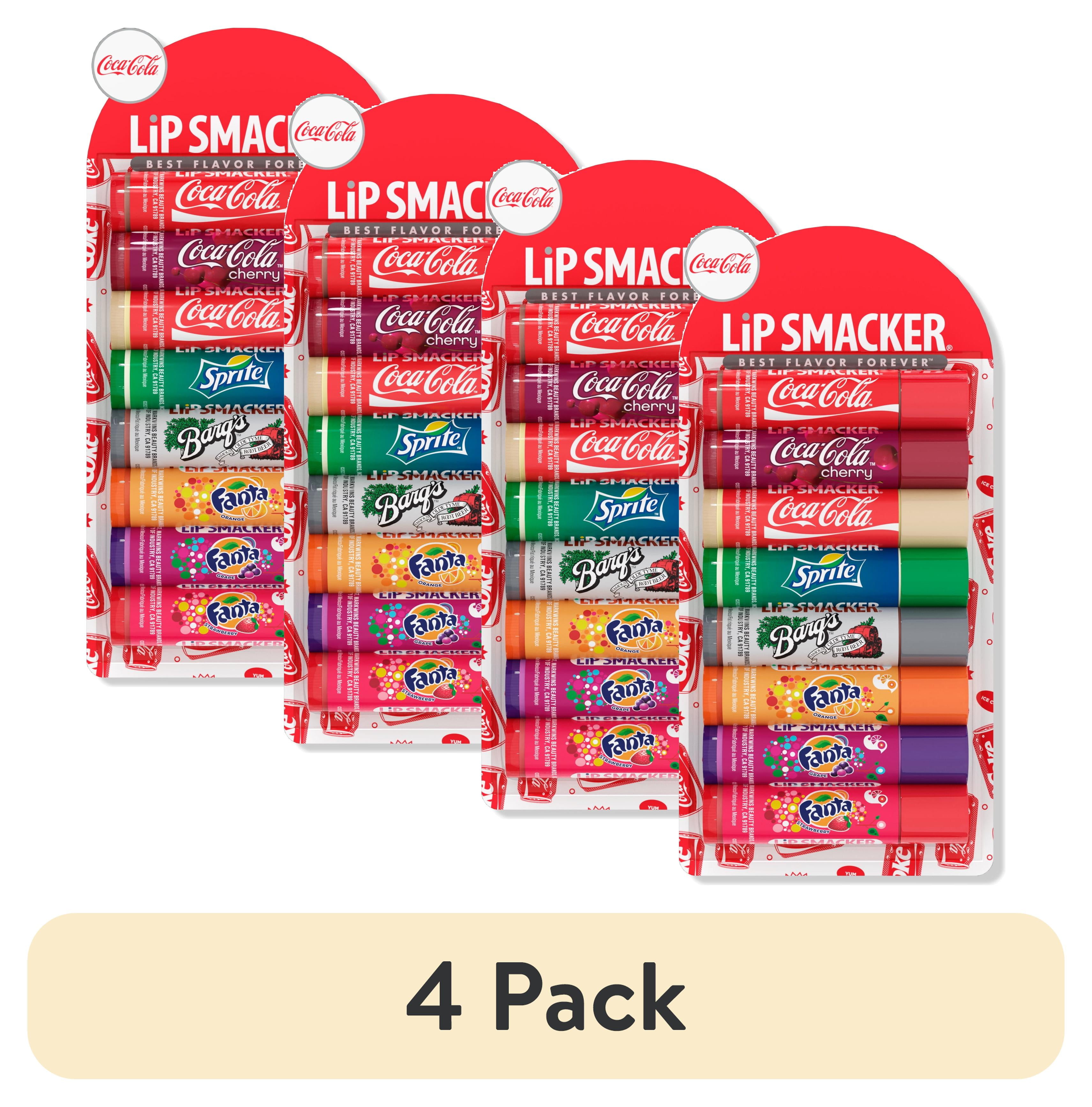 (4 pack) Lip Smacker Coca Cola Lip Balm Party Pack - Multi-Flavor - Walmart.com