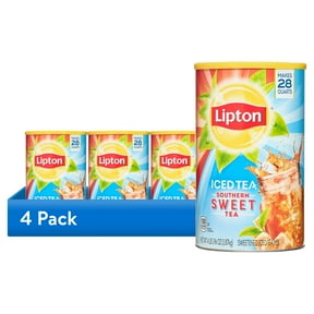 Lipton Instant Unsweetened Iced Tea Powder Mix, 30 qt (Pack of 2 ...