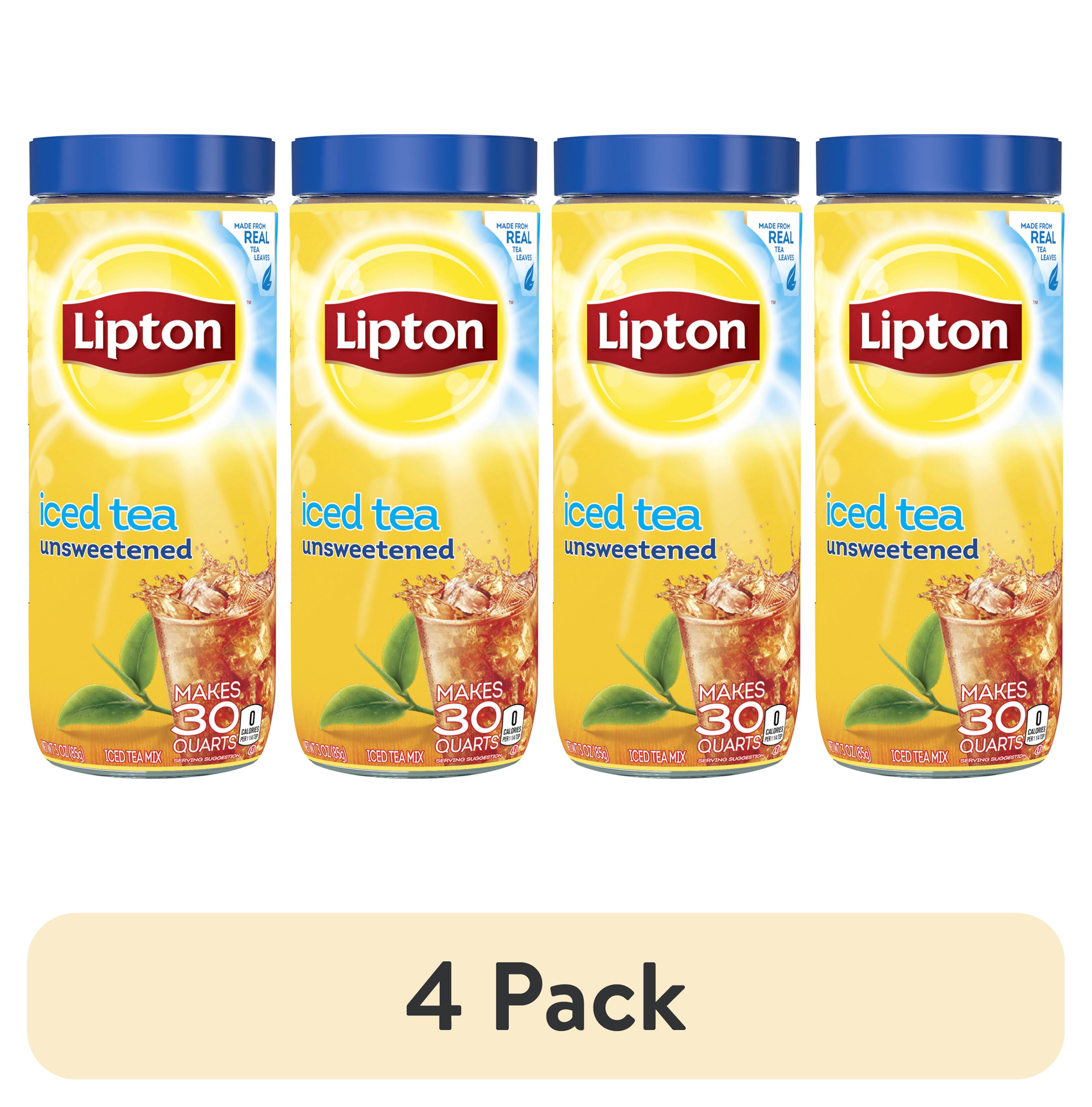(4 pack) Lipton Tea ITM UNSWEETENED 30 QT - Walmart.com