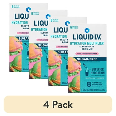 Sugar Free Electrolyte Powder Drink Mix Hydration Packets 50 Pack ...