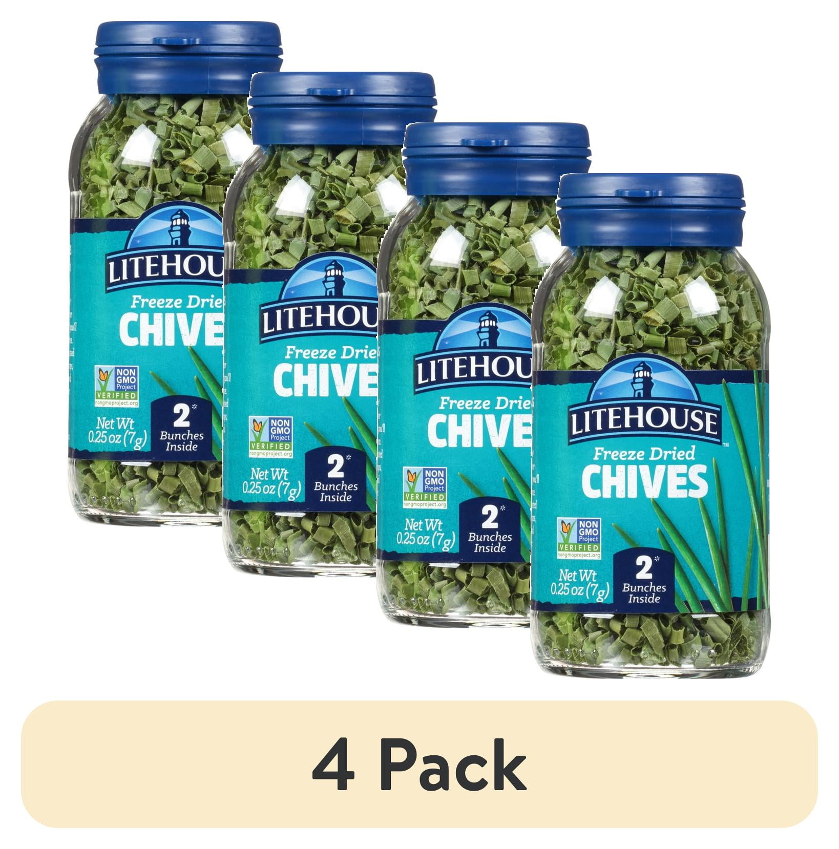 (4 pack) Litehouse Chives Herbs, 0.25 Oz - Walmart.com