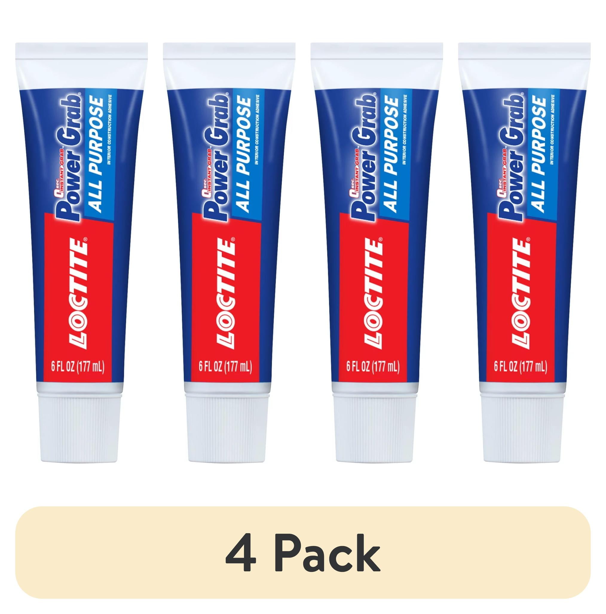 (4 pack) Loctite Power Grab Construction Adhesive All Purpose, Pack of ...