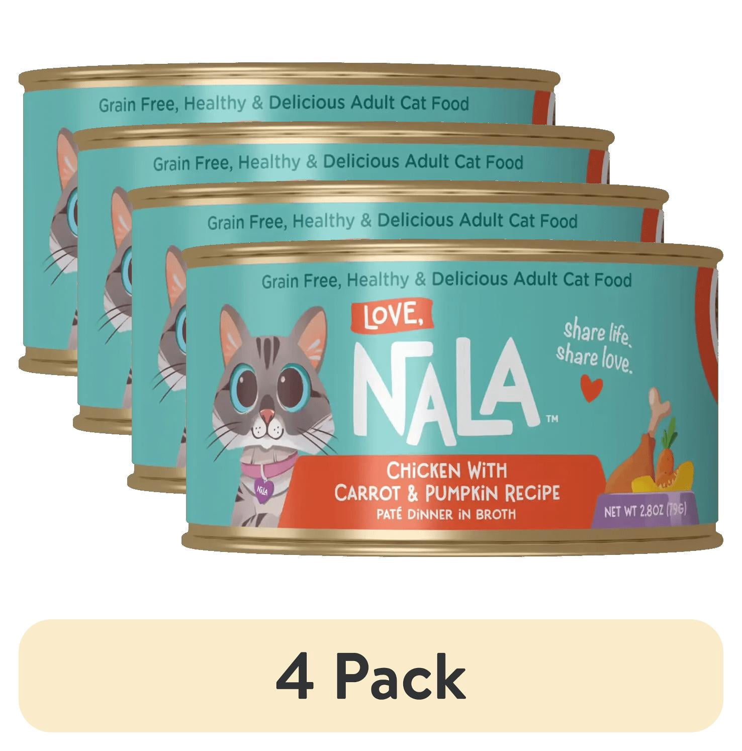 (4 pack) Love, Nala Chicken Pate with Carrot & Pumpkin Recipe in Broth ...