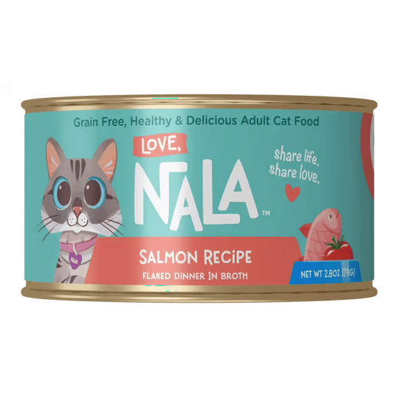 Love, Nala Flaked Chicken with Pumpkin Recipe in Broth Adult Wet Cat ...