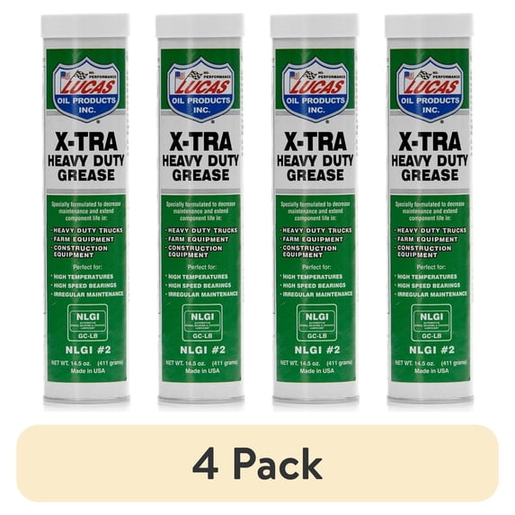 (4 pack) Lucas X-Tra Heavy Duty Grease 14.5 Ounce for Automotive ...