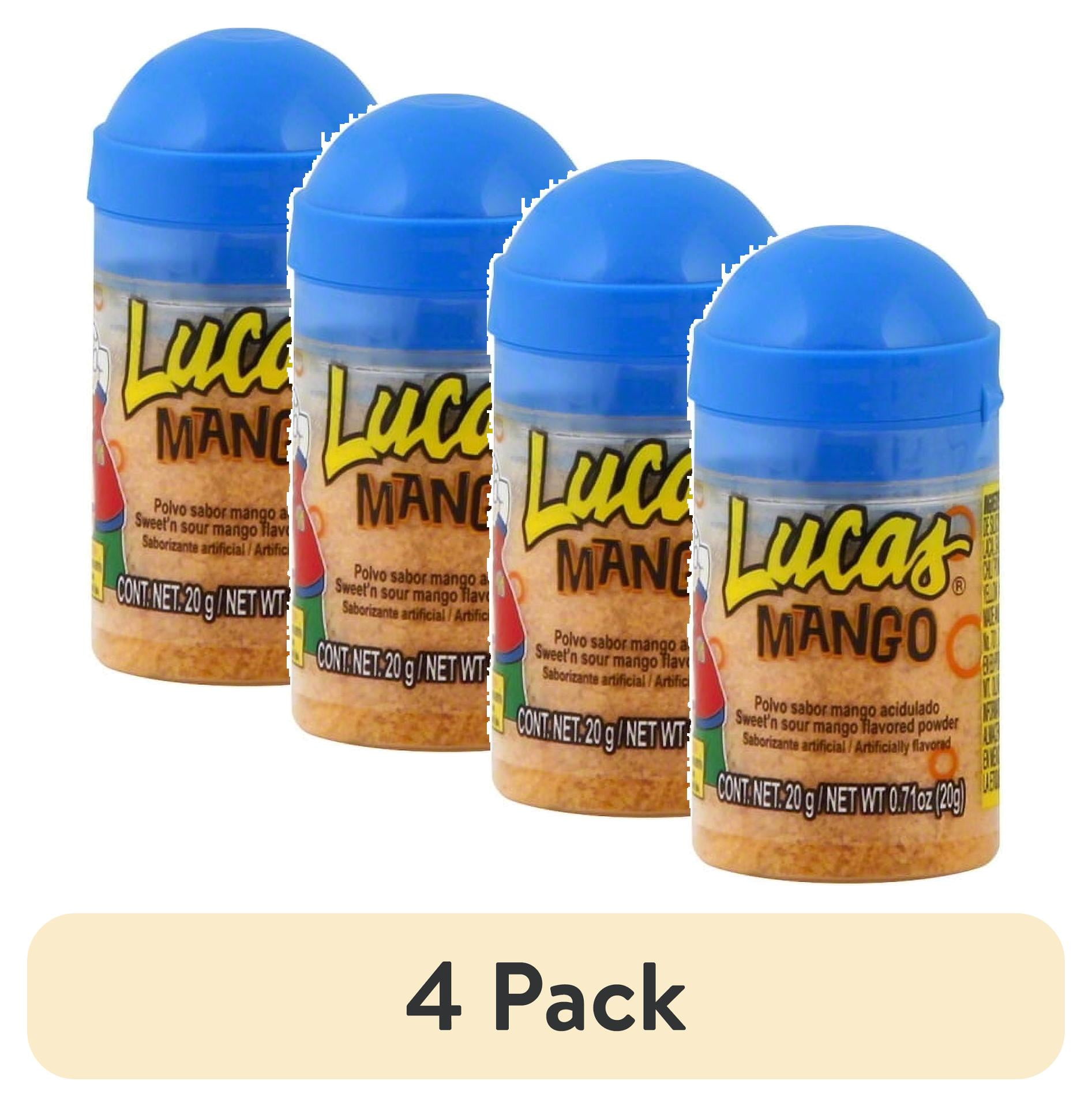 (4 pack) Lucas Sweet&sour Mango Powder Ea. - Walmart.com