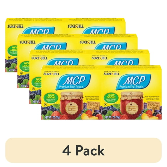 (4 pack) MCP Premium Fruit Pectin, 2 ct Pack (2 oz Boxes) - Walmart.com
