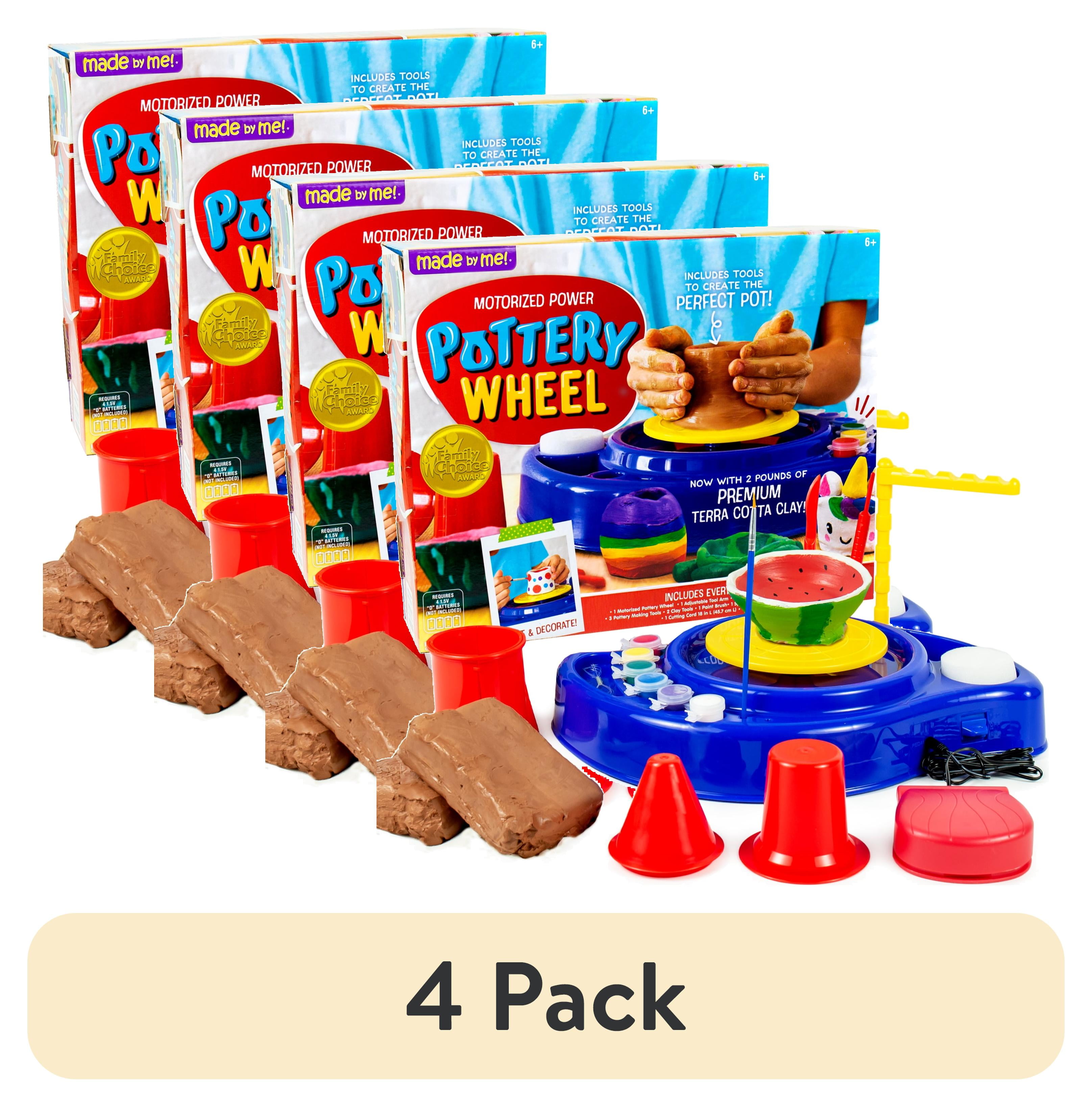 Made by Me Pottery Wheel with Clay - Motorized, Foot Pedal Control ...