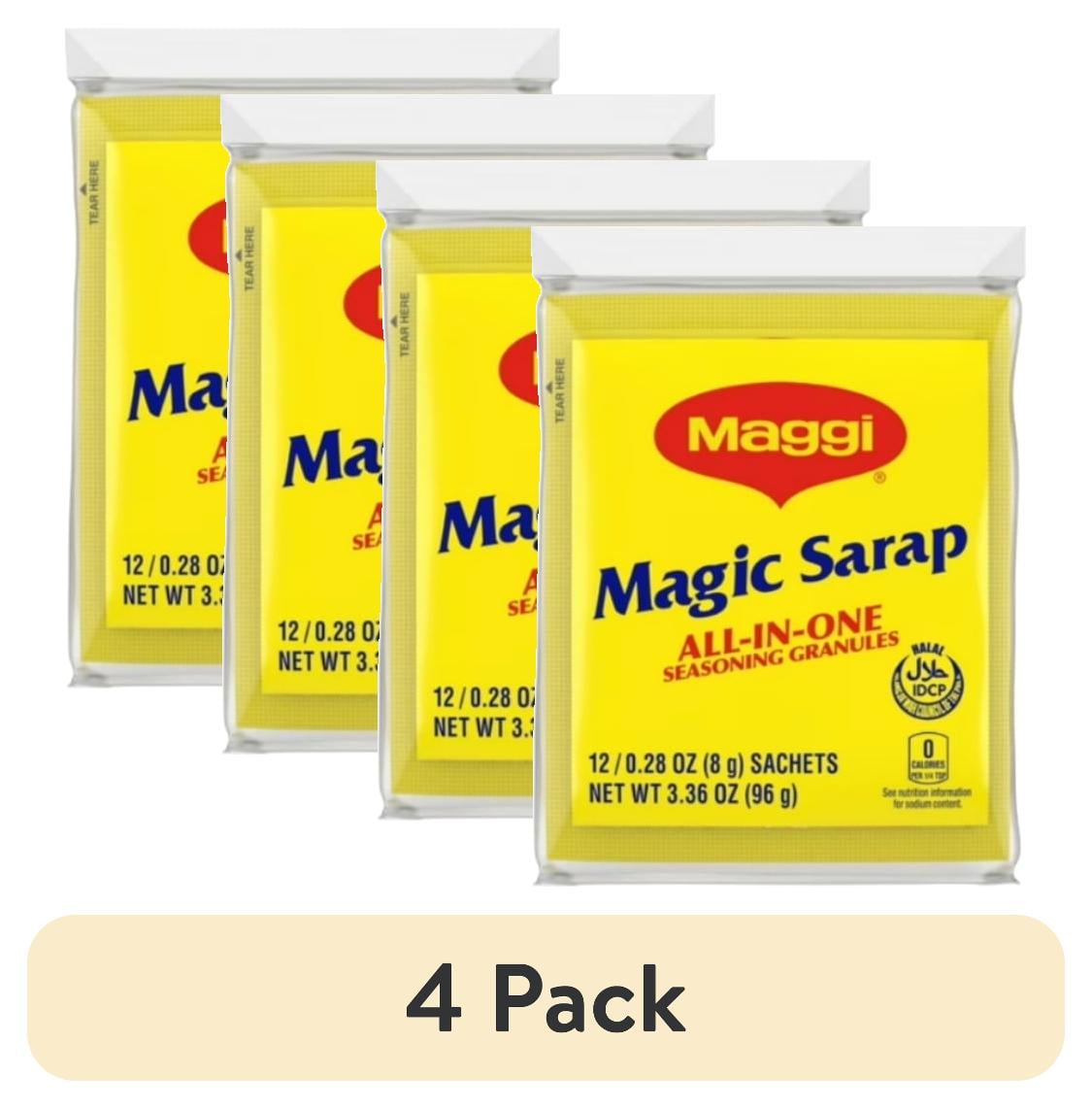 (4 pack) Maggi Magic Sarap, All in One Seasoning Granules Made with ...