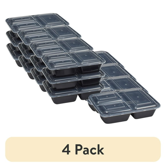 3 compartment food storage containers
