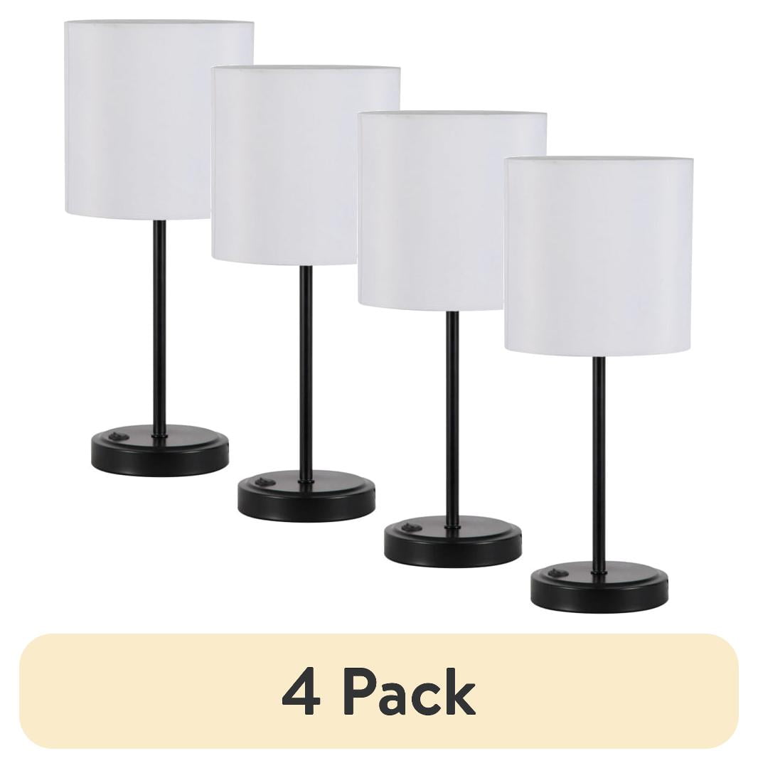 Mainstays 19 Black Stick Lamp with USB Port - Walmart.com