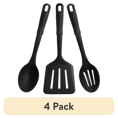 Prepara Solid Spoon and Slotted Turner Kitchen Tool Set - Light Blue ...