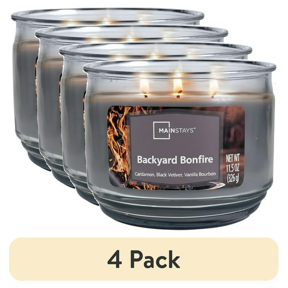 Candles Backyard Bonfire