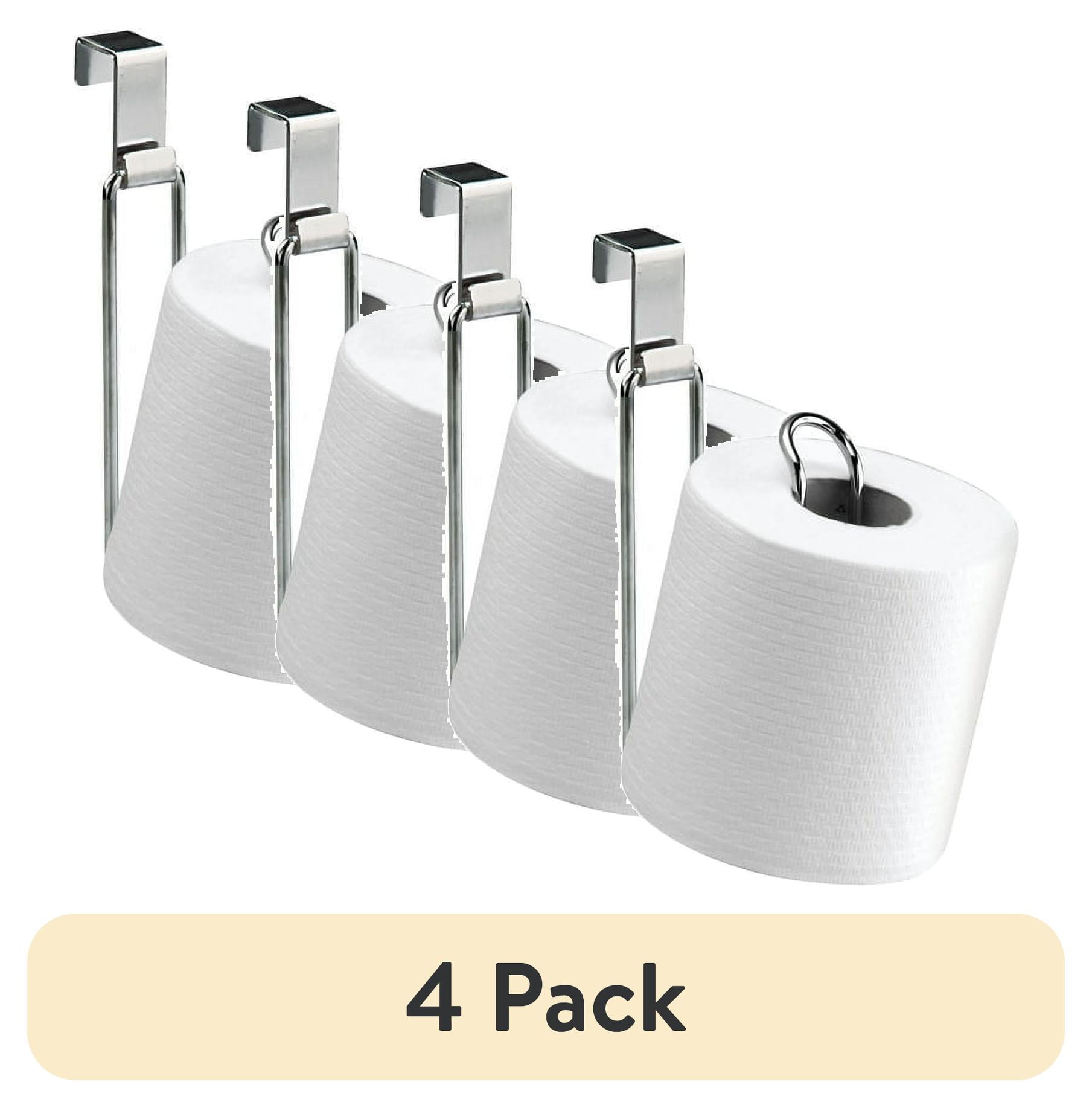 (4 pack) Mainstays Over-the-Tank Toilet Paper Holder, Chrome - Walmart.com