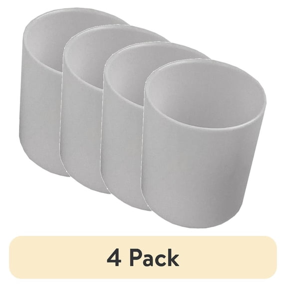 Mainstays 4 Piece Durable Plastic Bath Accessory Set, White, All Ages ...