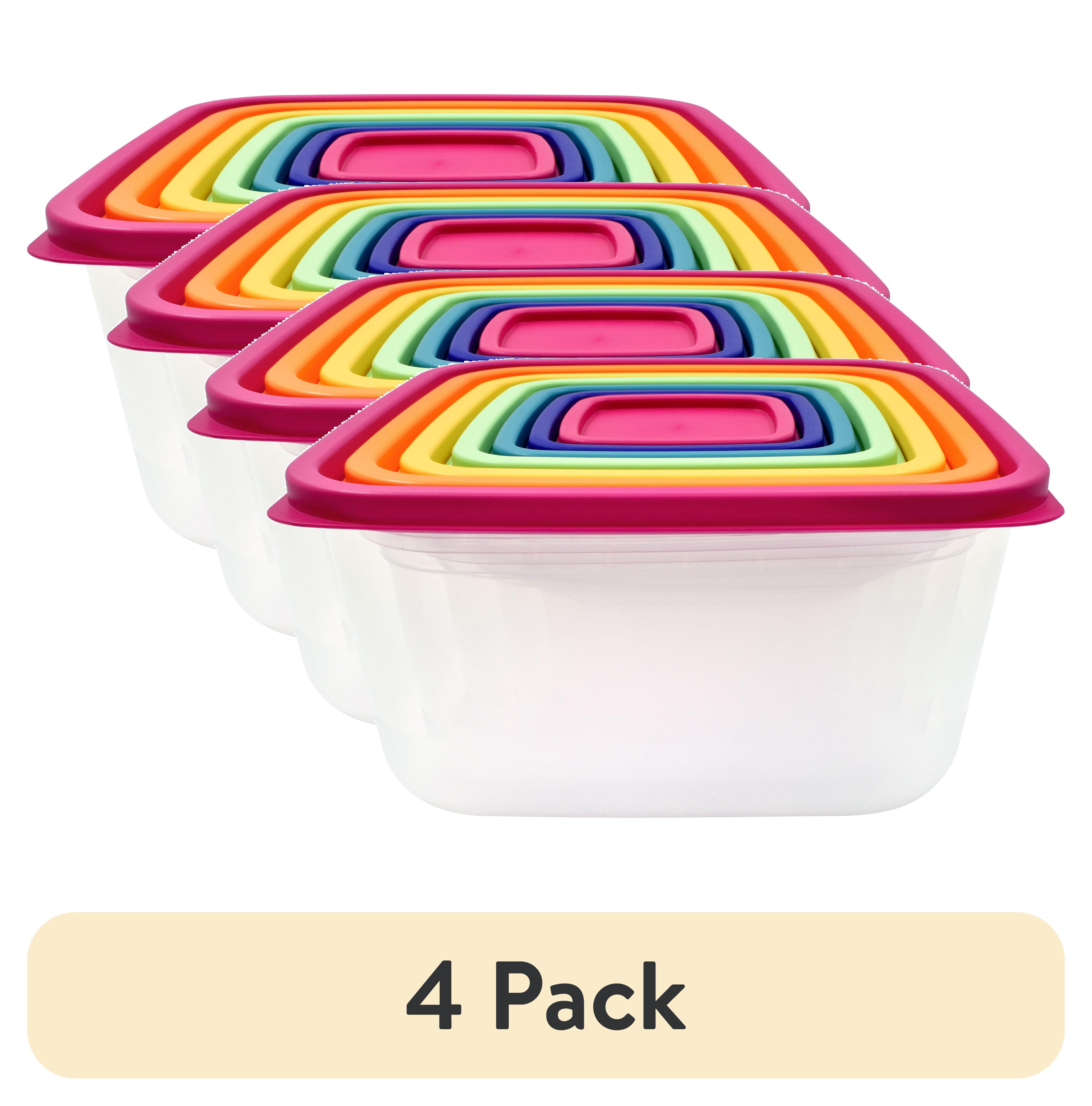 Mainstays Plastic Food Storage Set - 7 Containers, BPA-Free - Walmart.com