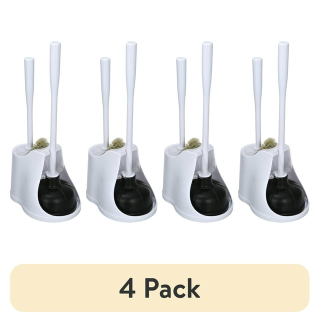 (4 pack) Mainstays PLUNGER & BRSH CA - Walmart Business Supplies