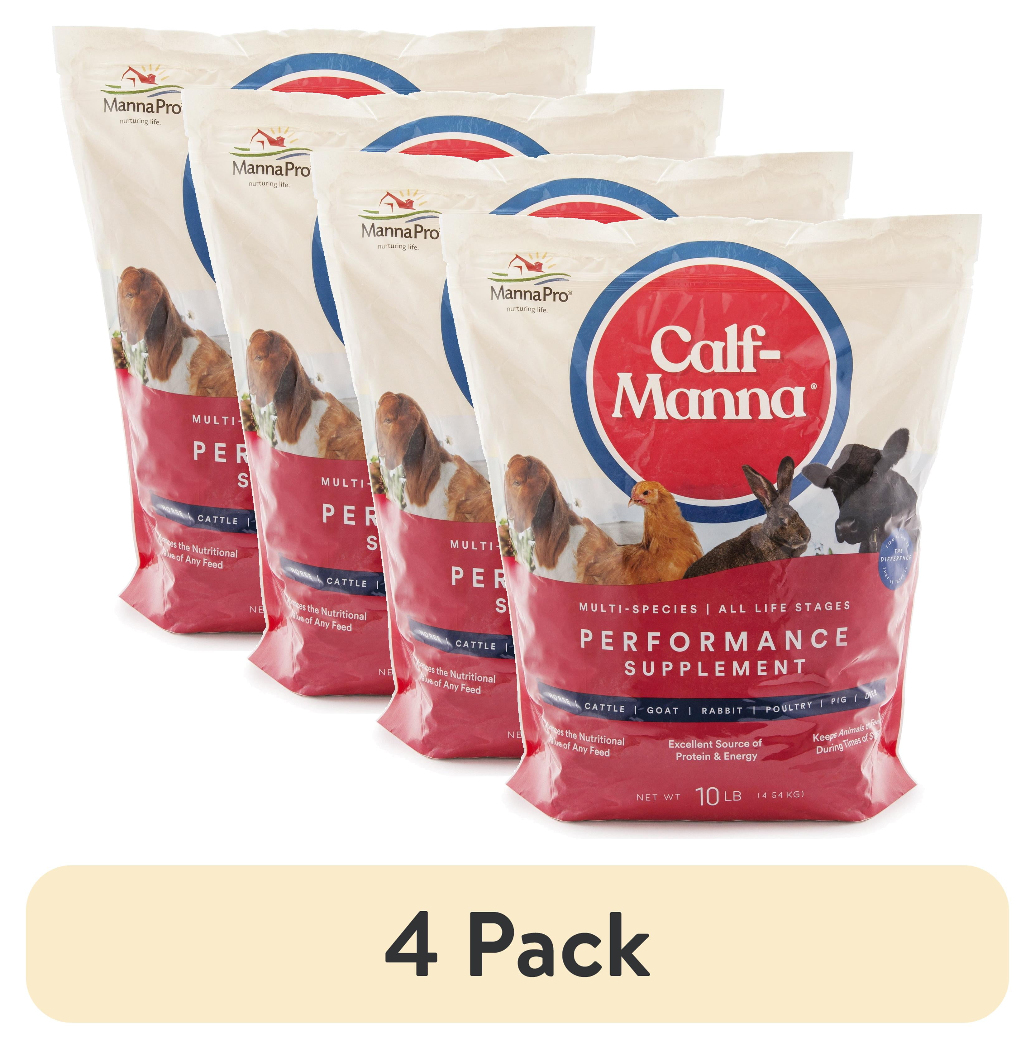 (4 pack) Manna Pro Calf-Manna 10 lb - Walmart.com