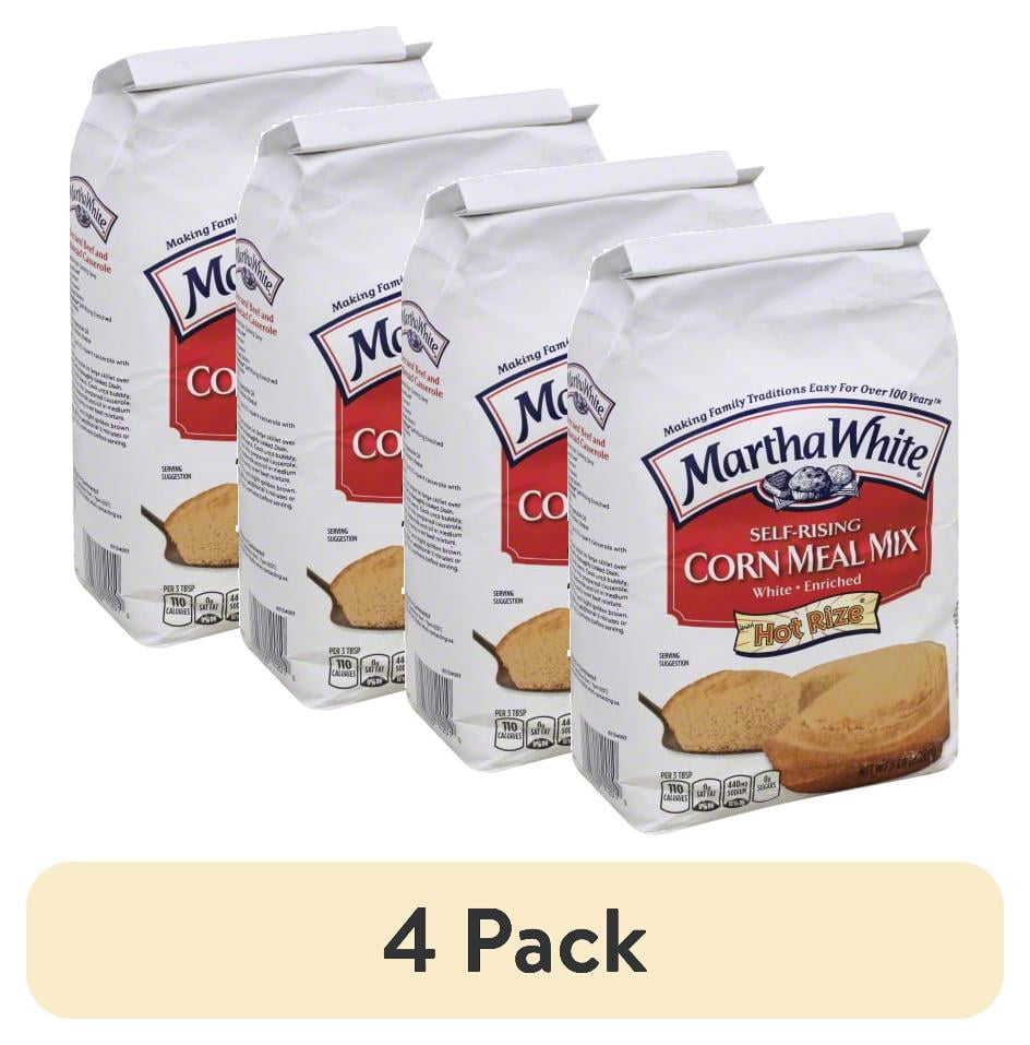 (4 pack) Martha White Corn Meal Mix, 5.0 LB - Walmart.com