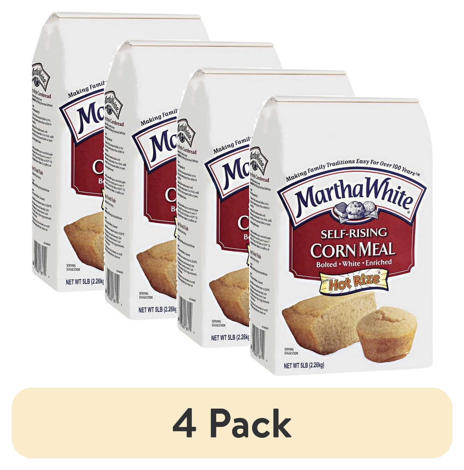 (4 pack) Martha White Self-Rising Corn Meal, 80 oz - Walmart.com