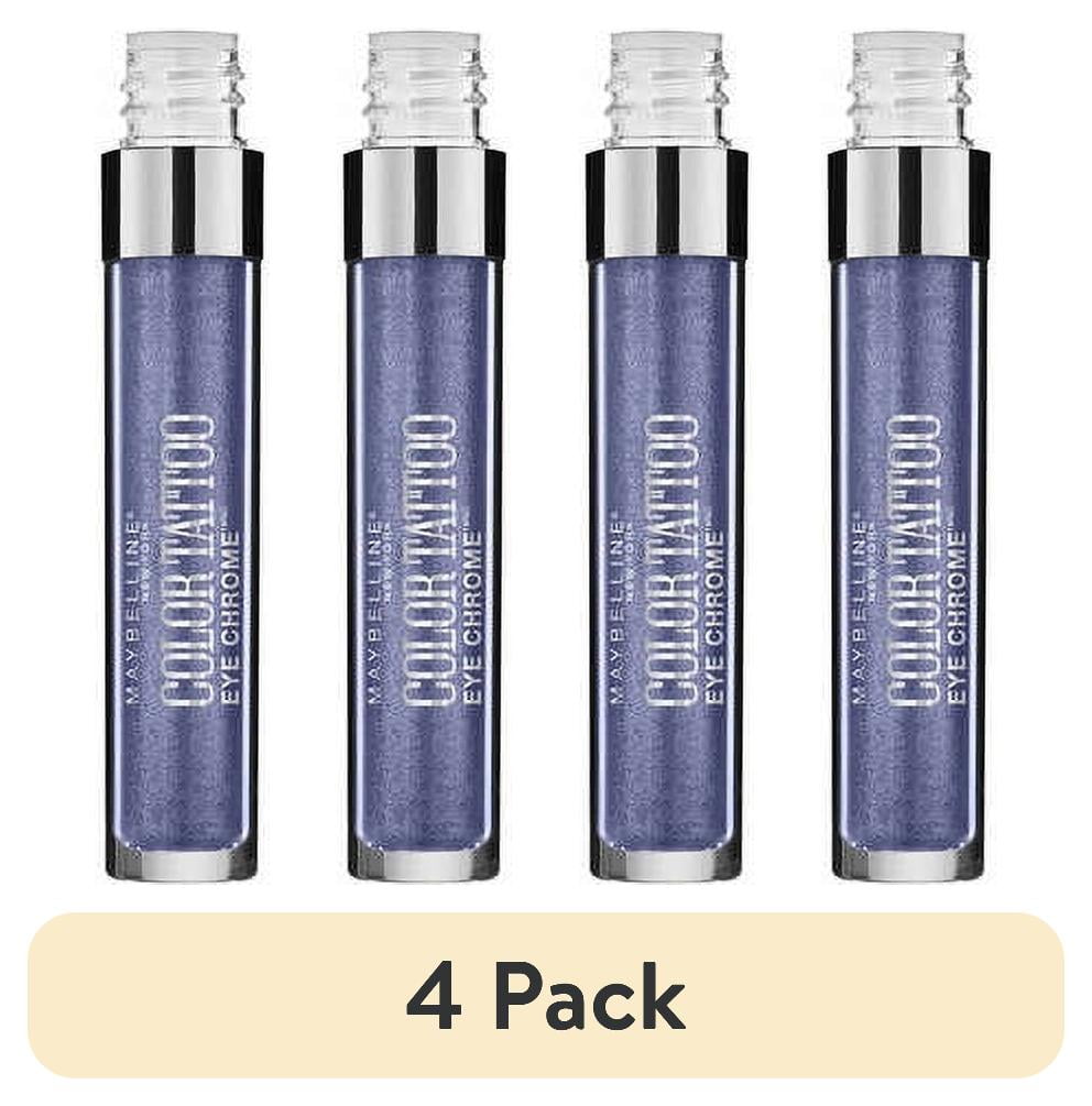 (4 pack) Maybelline Color Tattoo Eye Chrome Eyeshadow, Bold Sapphire, 0 ...