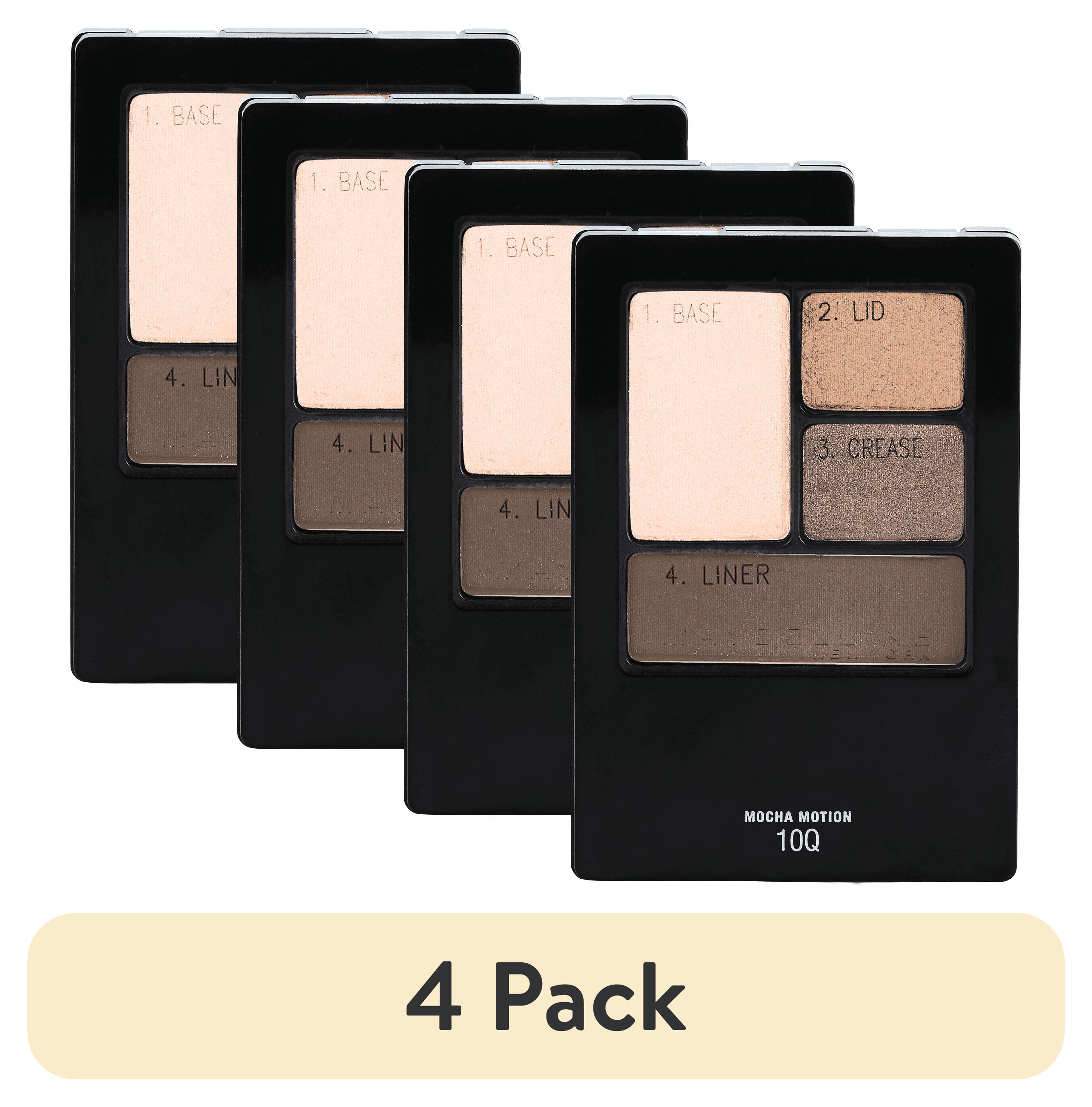 (4 pack) Maybelline Expert Wear Eyeshadow Quads, Mocha Motion - Walmart.com