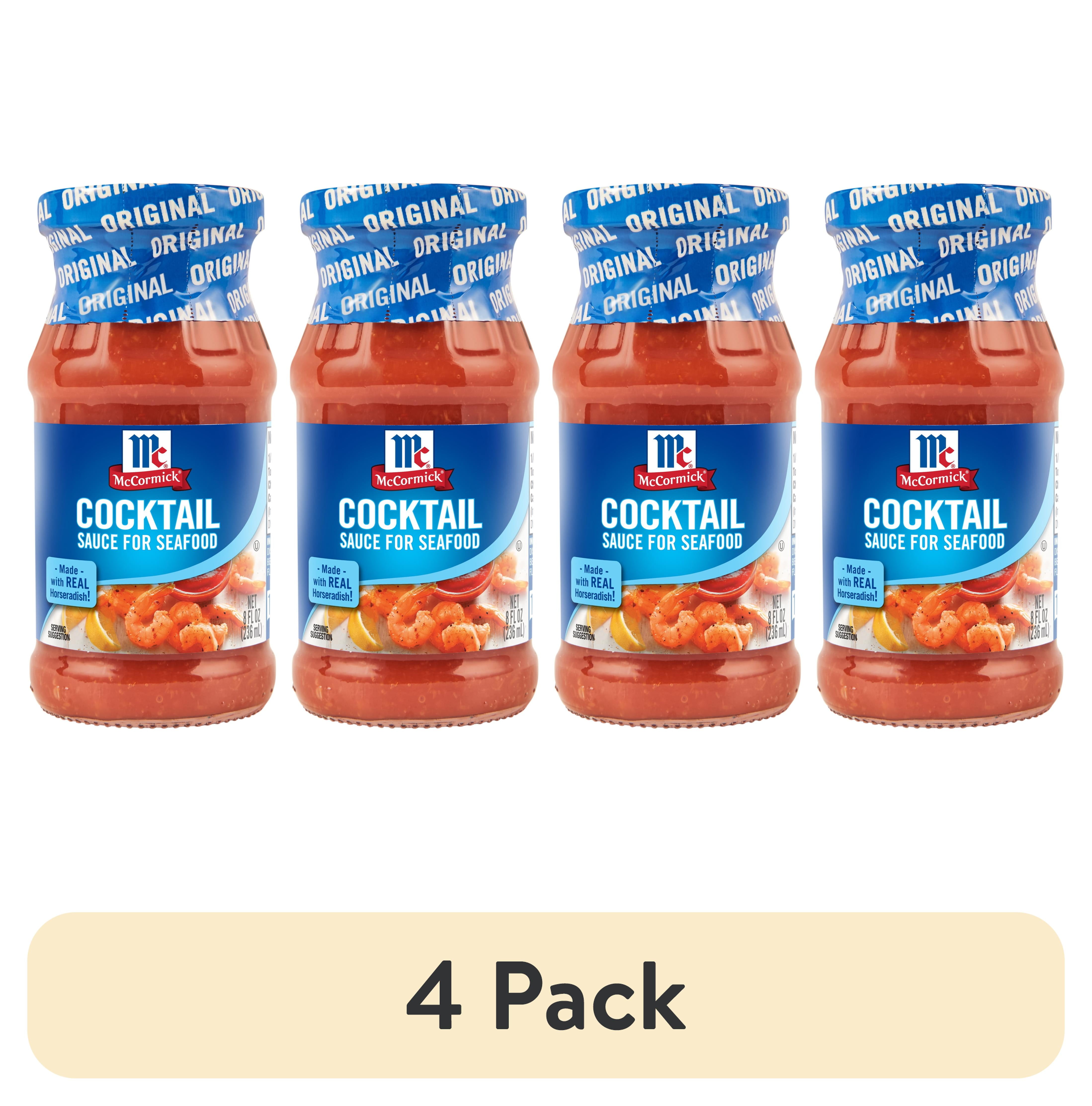 (4 pack) McCormick GOLDEN DIPT Kosher Seafood Cocktail Sauce, 8.0 fl oz ...