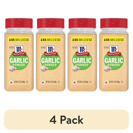 (4 pack) McCormick Kosher Garlic Powder, 8.75 oz Bottle - Walmart.com
