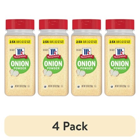 (4 pack) McCormick Kosher Onion Powder, 7.62 oz Bottle - Walmart.com