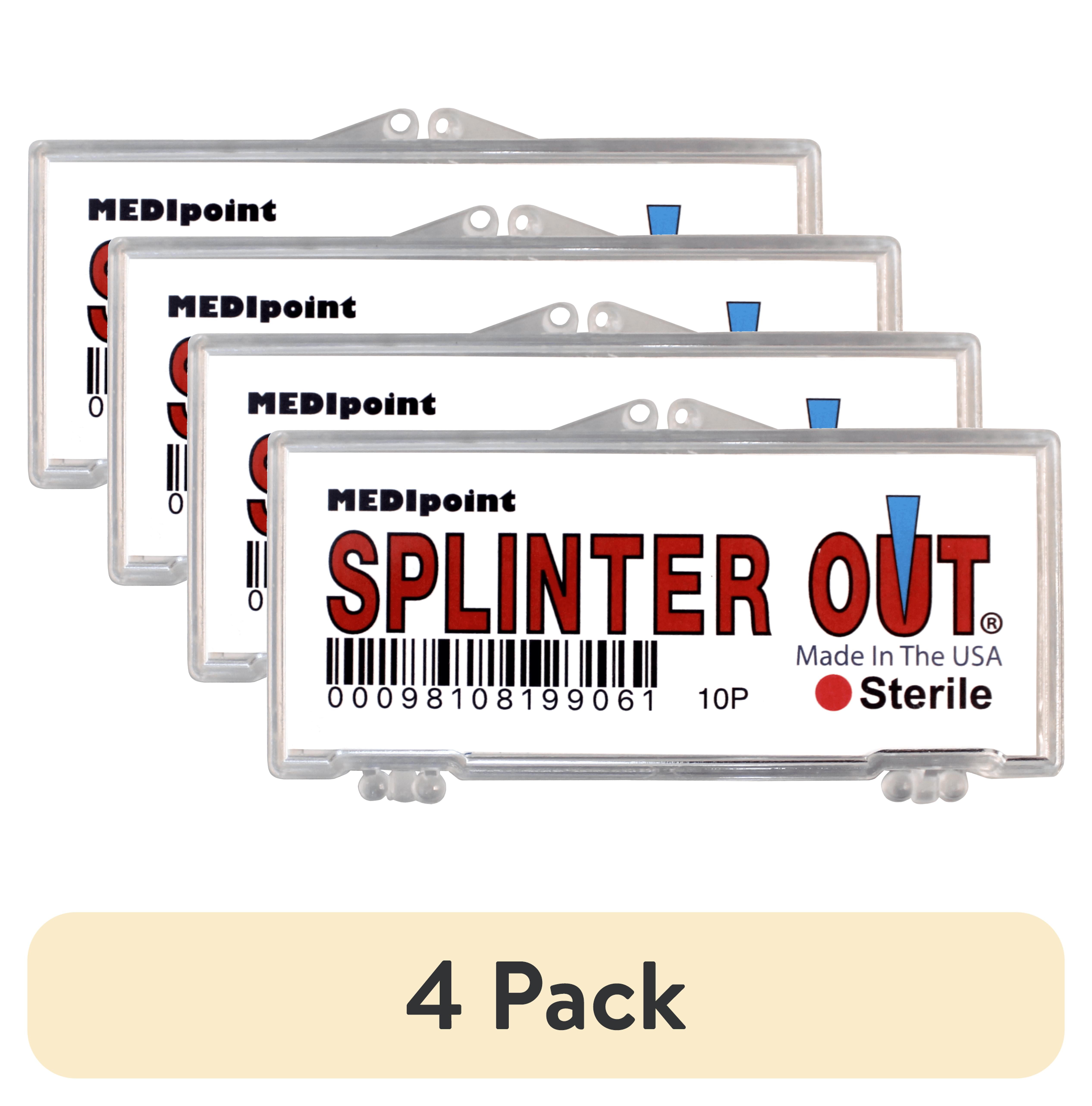(4 pack) Medipoint Splinter Out Remover, Sterile, Disposable and Easy ...