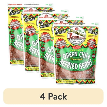 Rosarita Spicy Jalapeno Refried Beans, Traditional Mexican Flavor, 16 ...