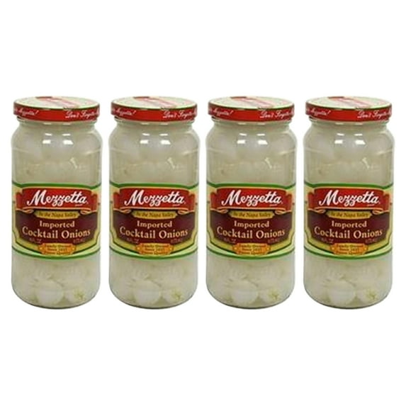 (4 pack) Mezzetta Cocktail Onions, 16 fl oz Jar - Walmart.com