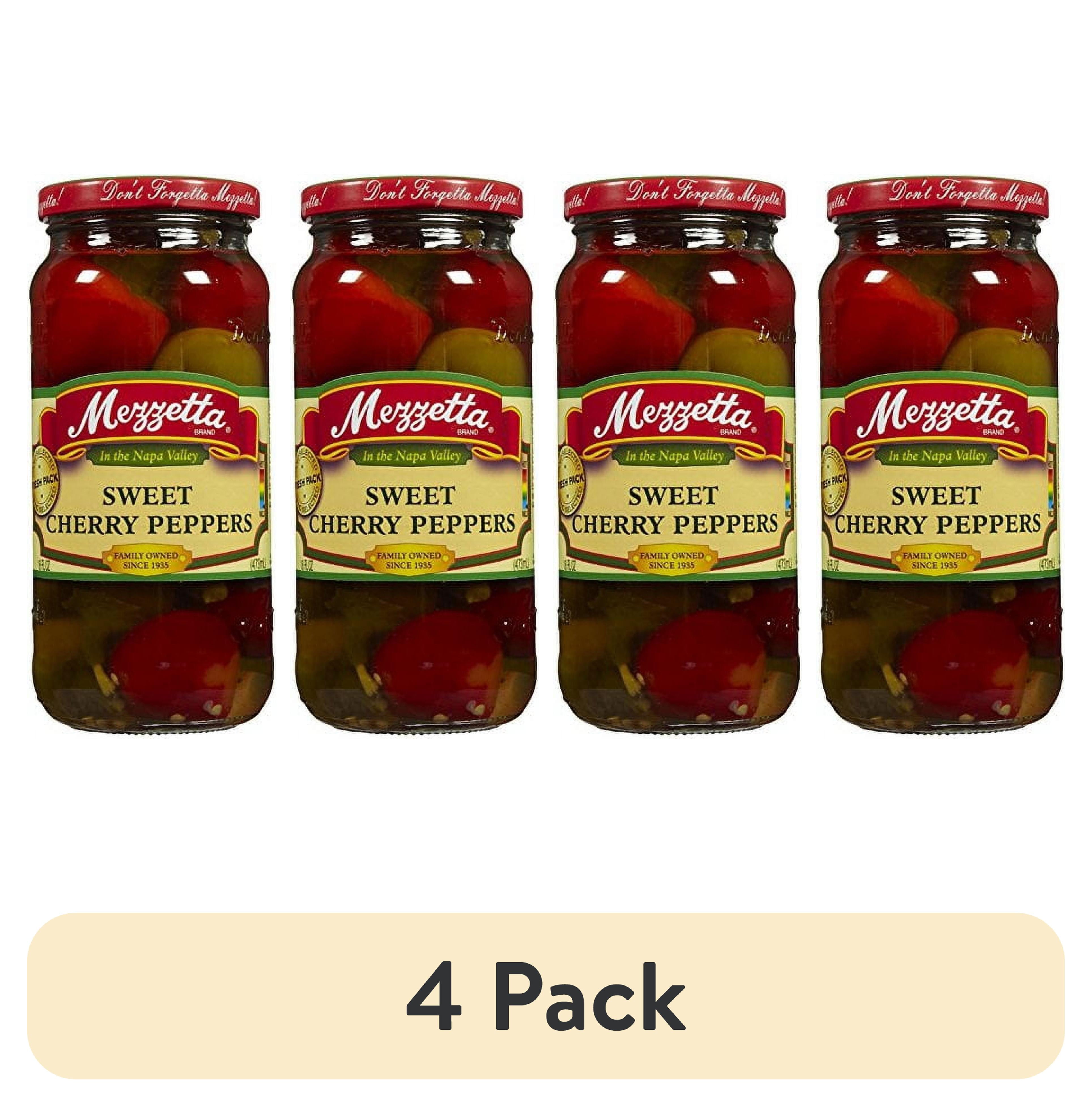(4 pack) Mezzetta Sweet Cherry Peppers, 16 oz - Walmart.com