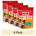 (4 pack) Milk Bone Stuffed Dog Biscuits With Real Bacon & Beef 30 oz ...