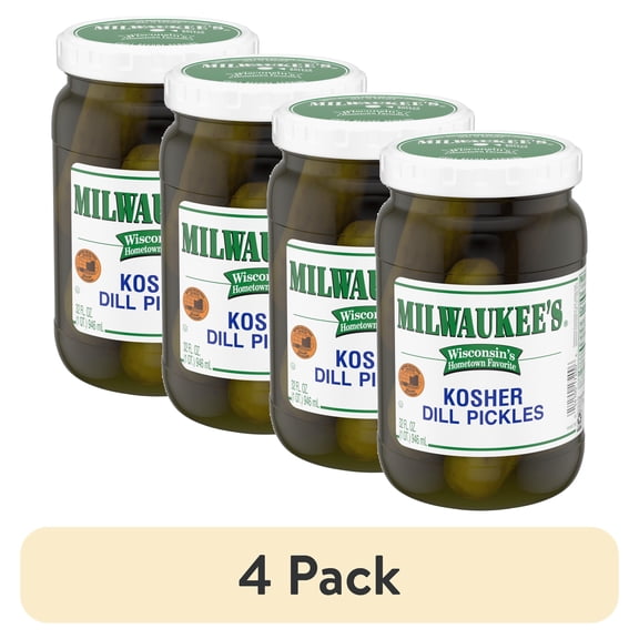 Milwaukee's Baby Dill Pickles, 32 fl oz Jar - Walmart.com