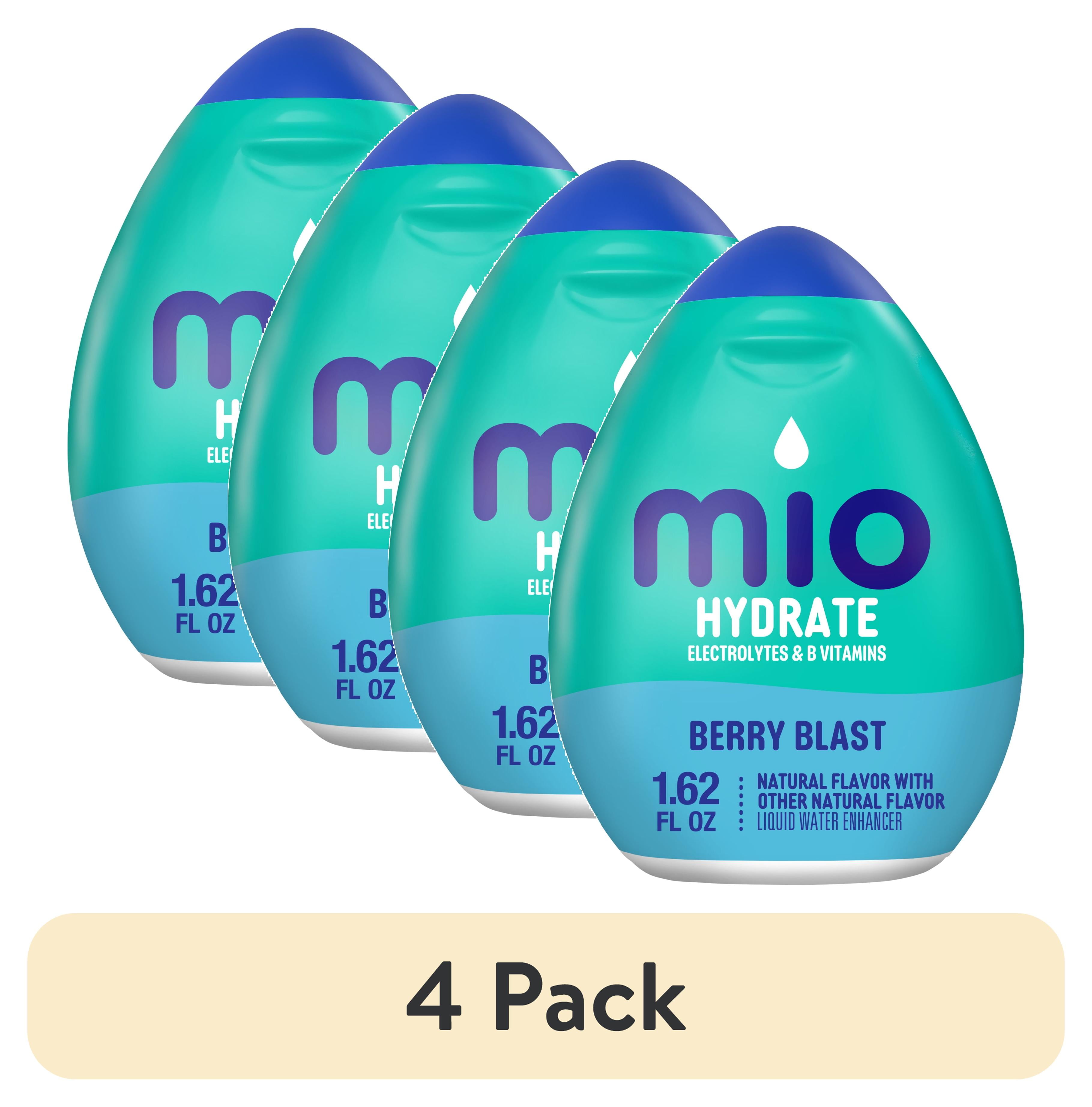 (4 pack) Mio Hydrate Berry Blast Flavored with Other Natural Flavor ...