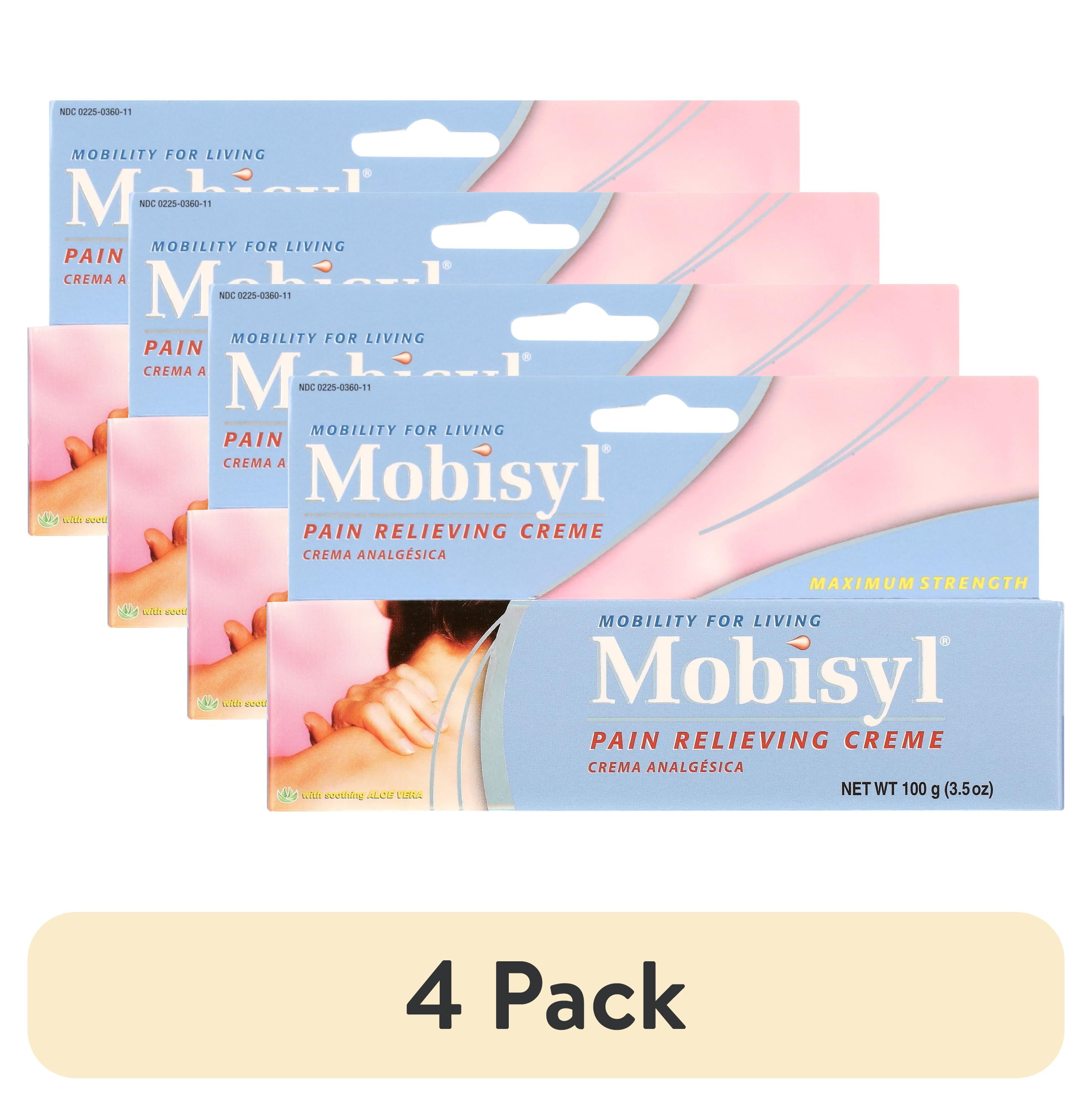 (4 pack) Mobisyl Maximum Strength Pain Relieving Creme, 3.5 oz ...