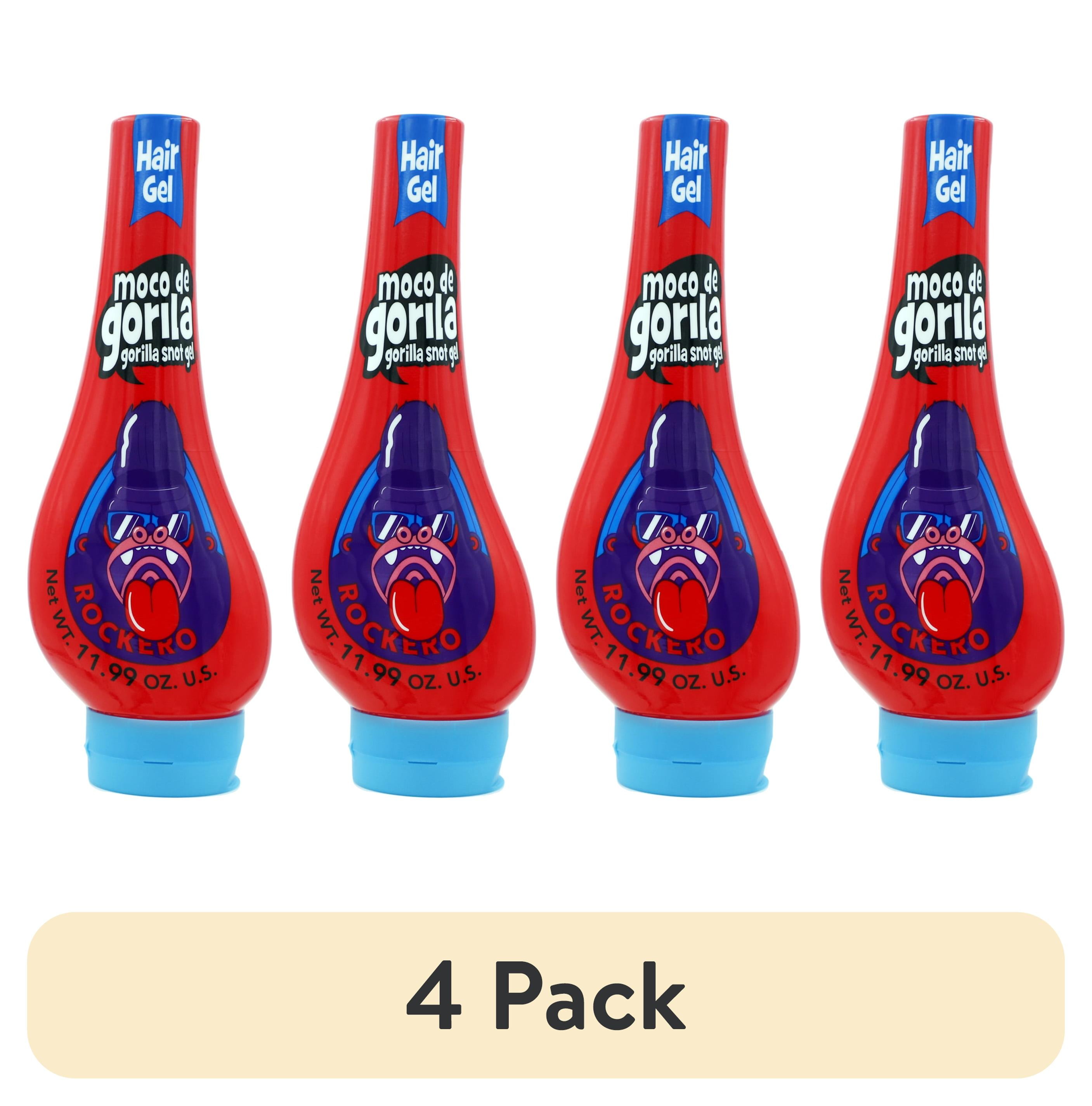(4 pack) Moco de Gorila Rockero Hair Styling Gel, Texturizing, Long ...