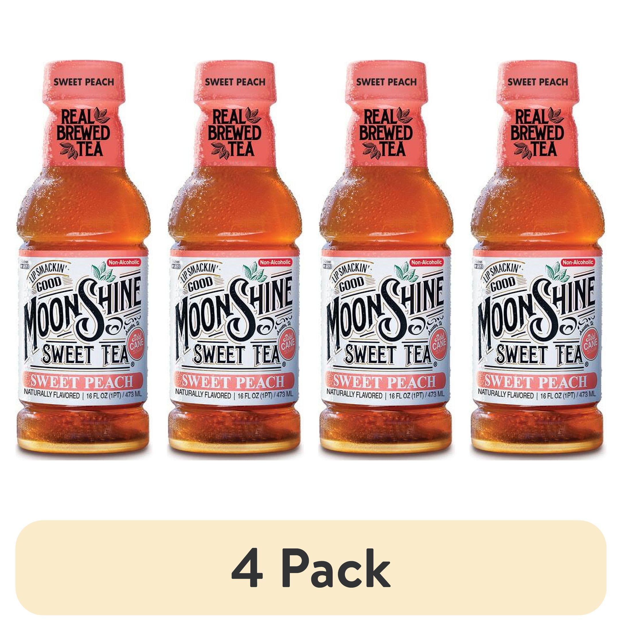 (4 pack) Moonshine Sweet Tea Sweet Peach, 16 Fluid Ounces - Walmart.com