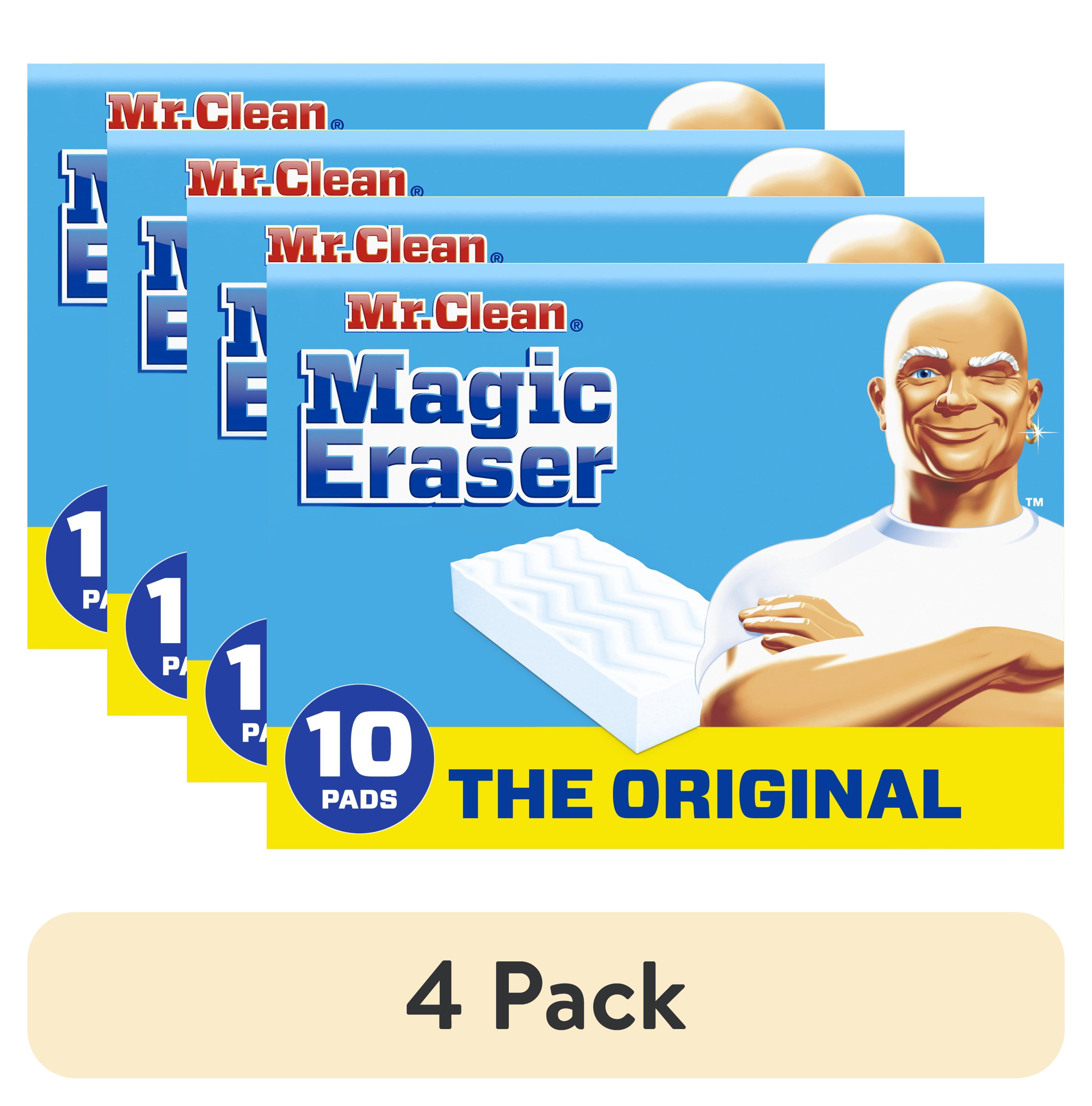(4 pack) Mr. Clean Magic Eraser Original Cleaning Pads with Durafoam ...