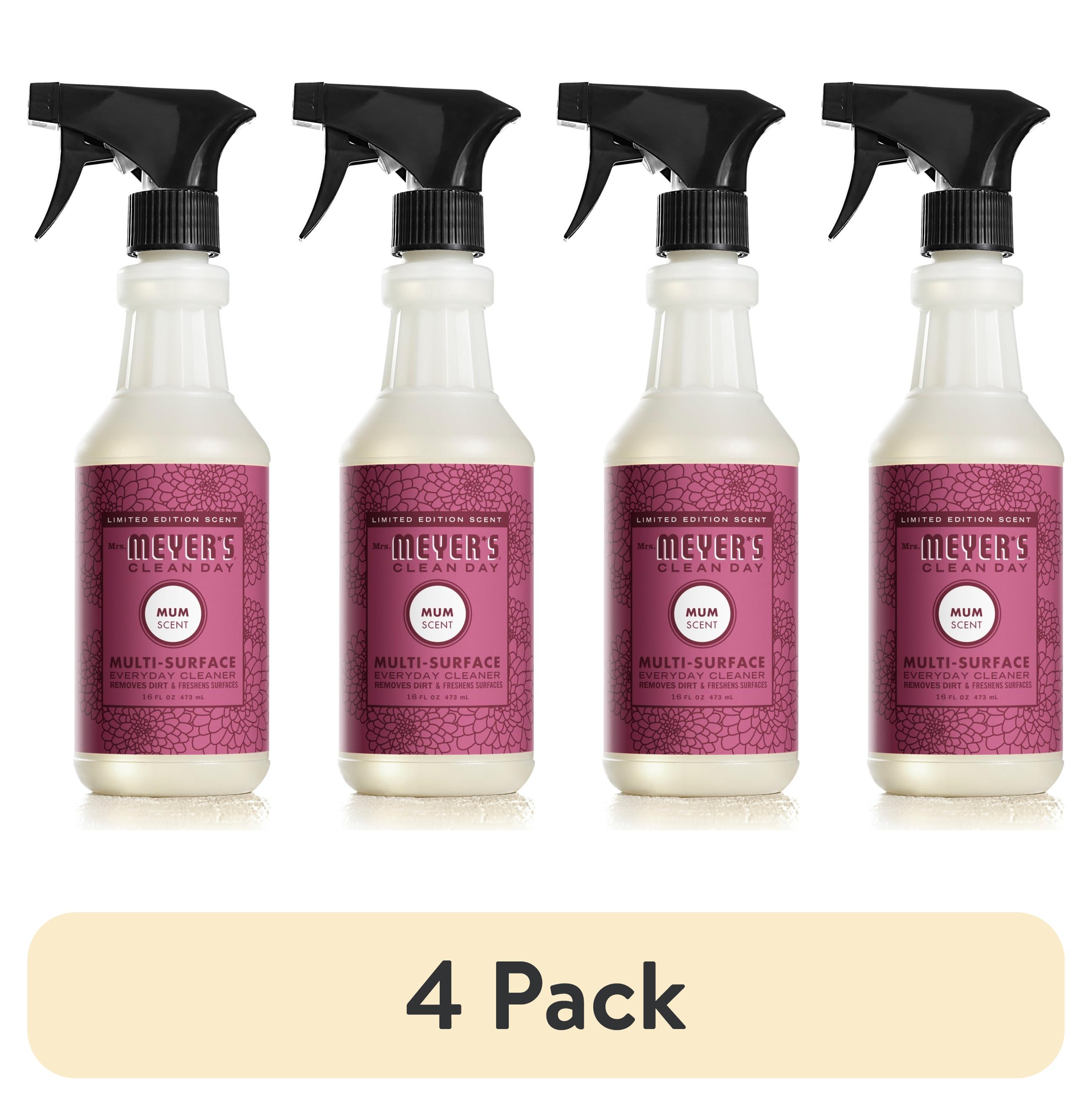 (4 pack) Mrs. Meyer's Clean Day Multi-Surface Everyday Cleaner ...